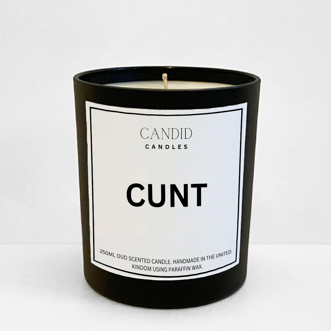 Cunt Offensive Scented Candle – Candid Gifts